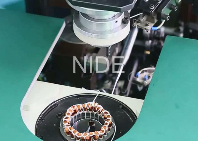 Middle Size Stator Winding Automatic Lacing Machine For Single Phase Motor