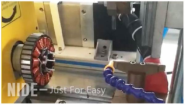 BLDC External Rotor Commutator Fusing Machine