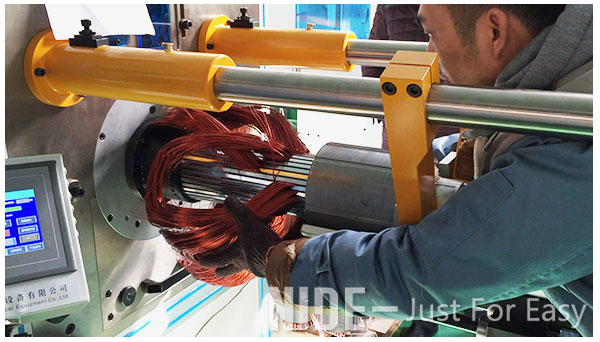 Medium Motor Stator Automatic Coiling Machine For Submersible Pump Motor
