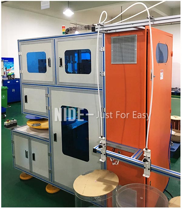 Vertical Electric Motor Stator Automatic Coil Winding Machine High Speed