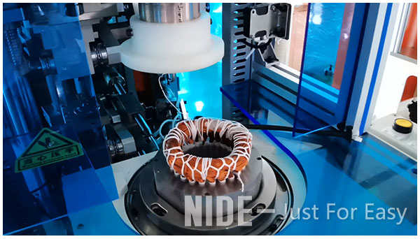 Automatic motor stator lacing machine coil winding lacing machine
