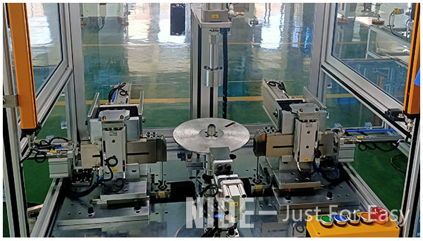 Wheel Hub Motor External Rotor Wedge Inserting Machine Two Station