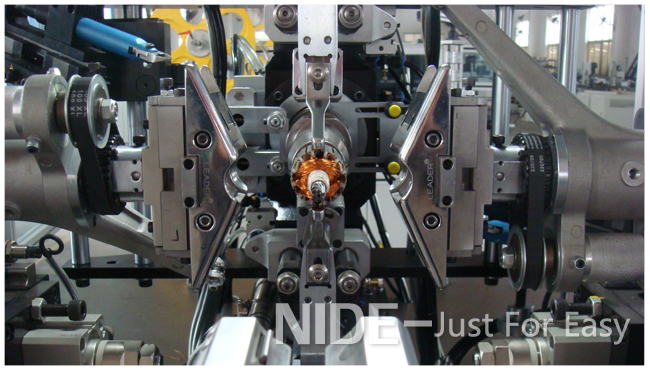 Small Double flyer Armature Winding Machine , armature rotor Coil ...