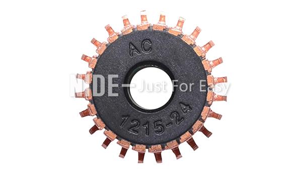 Hook Type Angle Grinder Ac Commutator Motor 24 Segment