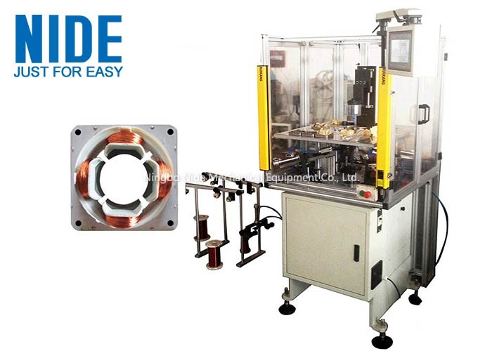 Automati BLDC Stator Winding Machine , Stator Needle Coil Winding Machine