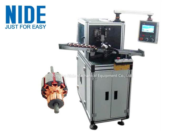 Pneumatic Rotor Slot Wedge Inserting Machine / Automatic Coiling Machine