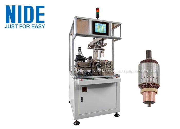 Two working station high speed balancing machine Weight Correction Machine