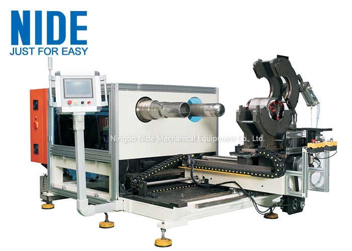 Coil Expanding And Stator Winding Inserting Machine Two Working Stations