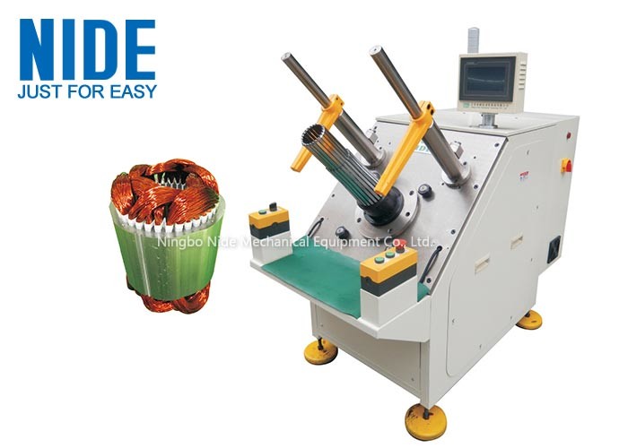 Semi-auto Washing Machine Motor Stator Coil Winding And Wedge Inserting ...