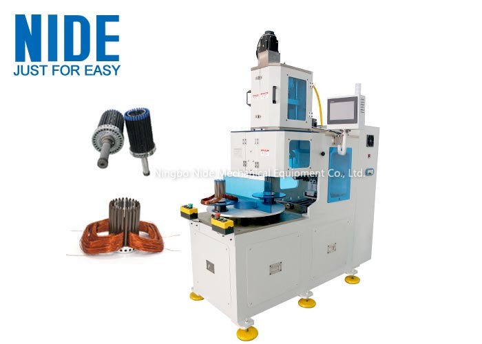 Automatic Stator Vertical Coil Winding Machine With Single Head And Double Station