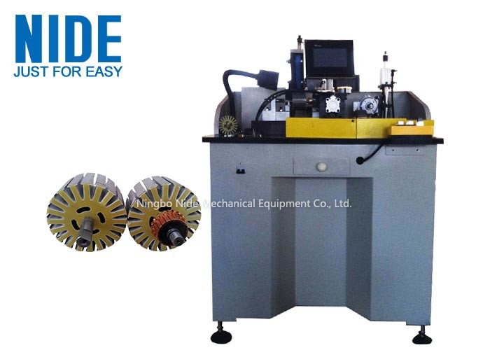 400KG Armature Commutator Turning Machine With Rotary Brushing Station