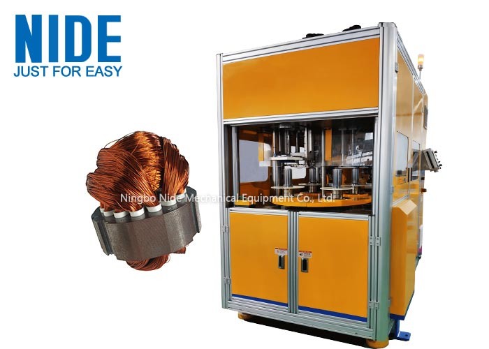 Fully Auto 4 Stations Induction Motor Winding Machine 15Kw Power High ...