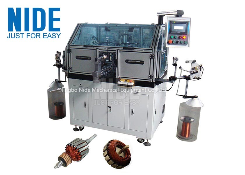 High Precision armature coil winding machine / Rotor Wire Winder Machine