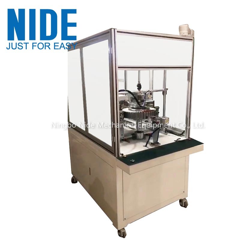 Automatic electric scooter wheel hub motor stator winding machine